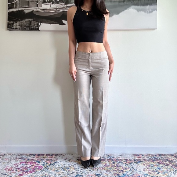 Vintage | Pants & Jumpsuits | 200s Office Sirens Core Plaid Straight ...